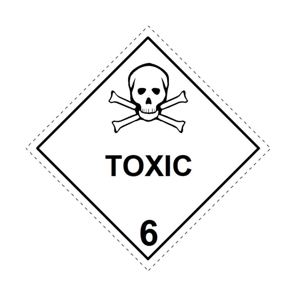 Class 6.1 Toxic Substances Label - ORP DG PRO online shop