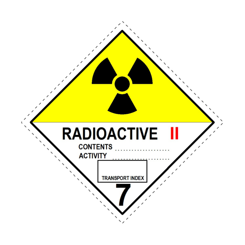 Class 7 - Radioactive Material, Category II-Yellow Label - ORP DG PRO