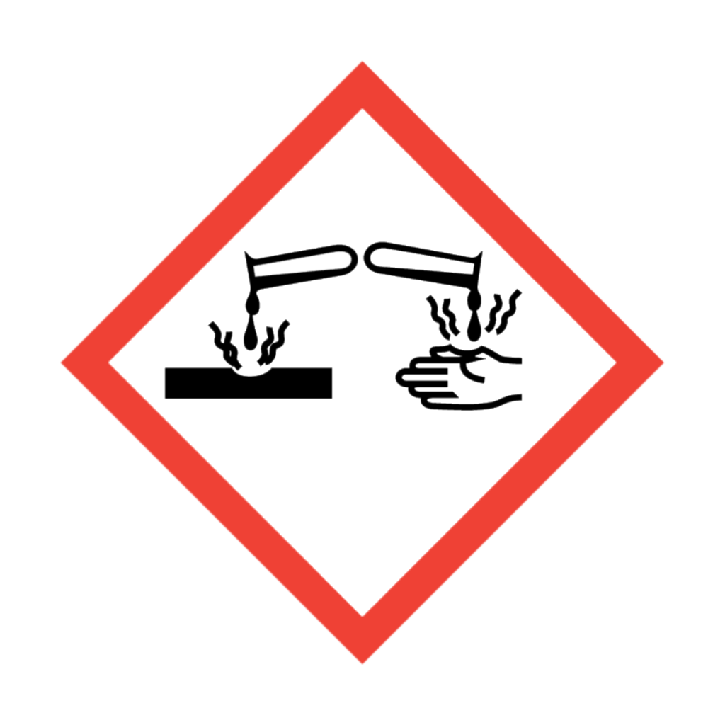 GHS Label Corrosion