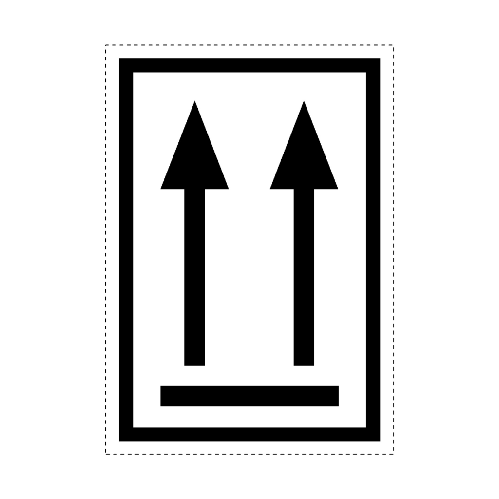 Package Orientation Label - Dangerous Goods Compliance