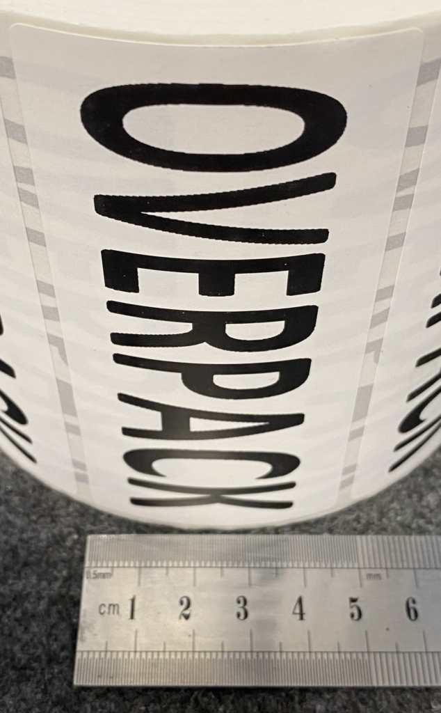 Overpack Label - Dangerous Goods - ORP DG PRO online shop