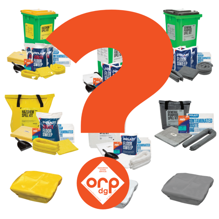 Spill Kit or Spill Kit Components? - ORP DG PRO