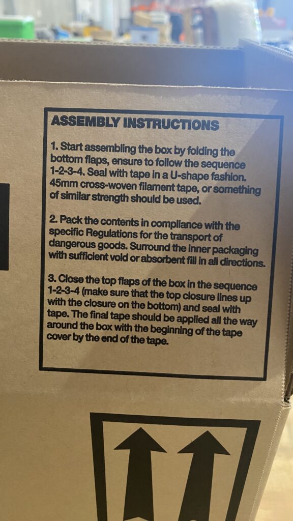 Approved Dangerous Goods Fibreboard Boxes for Sale